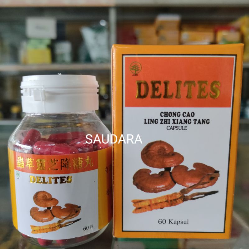 Jual DELITES Chong Cao Ling Zhi Xiang Tang Capsule | Shopee Indonesia