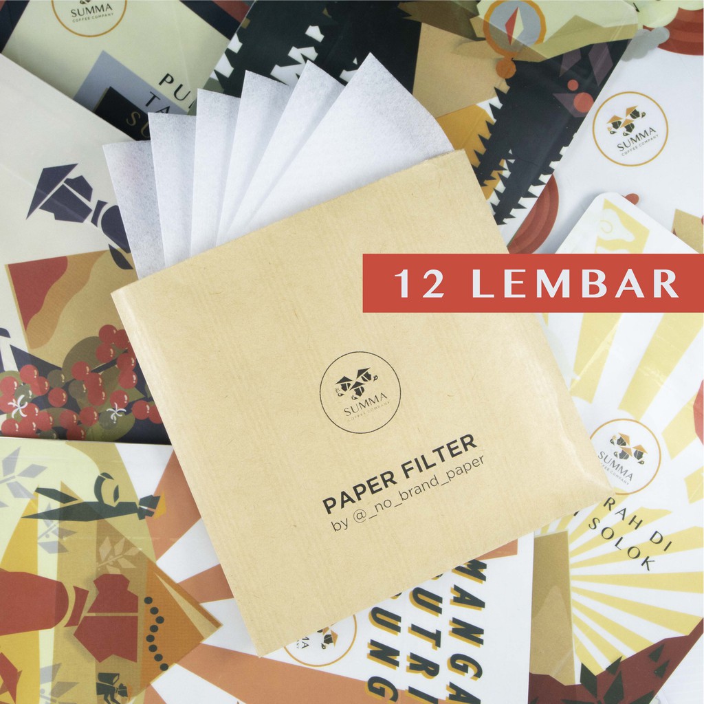 Jual KERTAS FILTER KOPI V60 - NO BRAND PAPER FILTER 12 PCS | Shopee ...