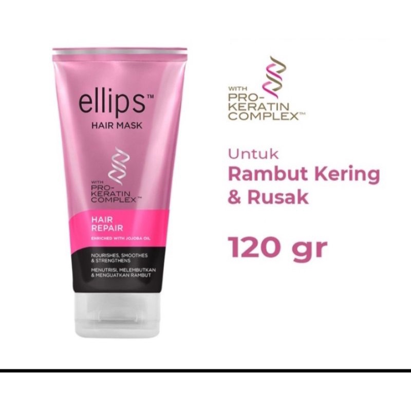 Jual Elips hair mask untuk perawatan rambut kering dan rusak | Shopee ...