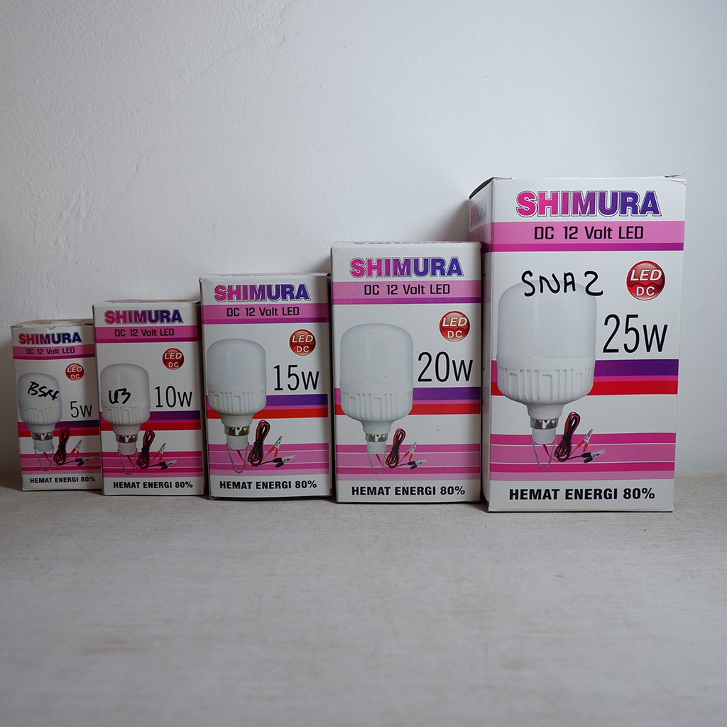 Jual Lampu Aki LED Murah Shimura 5W, 10W, 15W, 20W, 25W LED | Shopee ...