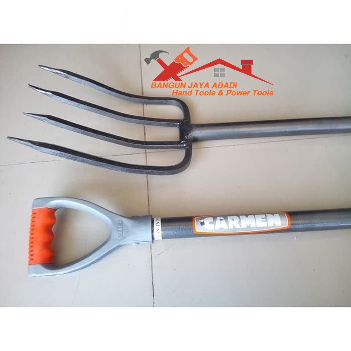 Jual GARUK TANAH CARMEN / BESI GARUKAN TAMAN 4 GIGI / GARPU ALAT KEBUN ...