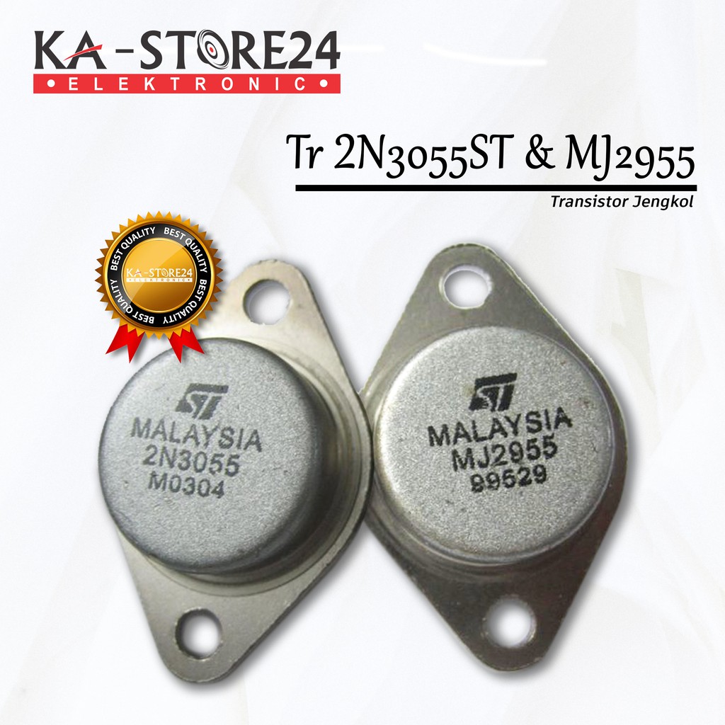Jual Transistor Jengkol MJ2955 & 2N3055 - ORIGINAL | Shopee Indonesia