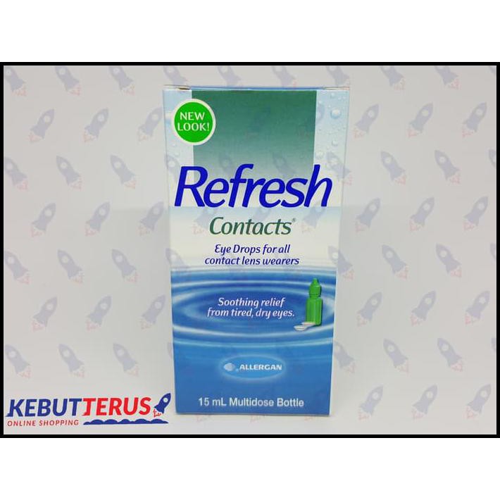 Jual BERKHASIAT TETES MATA ALLERGAN REFRESH CONTACTS 15ML | Shopee ...