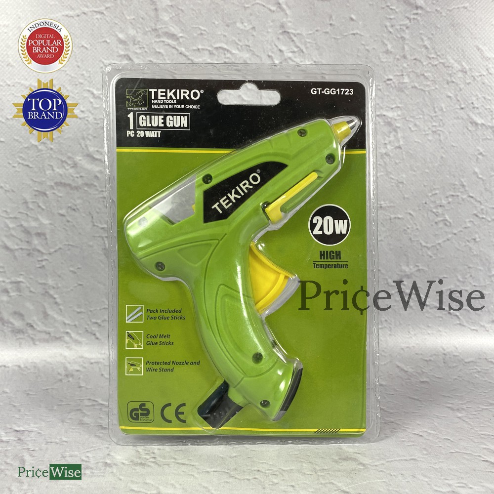 Jual Alat Lem Tembak 20 watt Tekiro / Pistol Lem / Glue Gun | Shopee ...