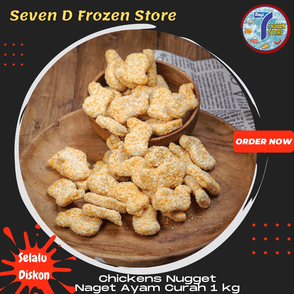 Jual Chicken Nugget | Ayam Naget Curah kemasan 1 kg Indonesia|Shopee ...