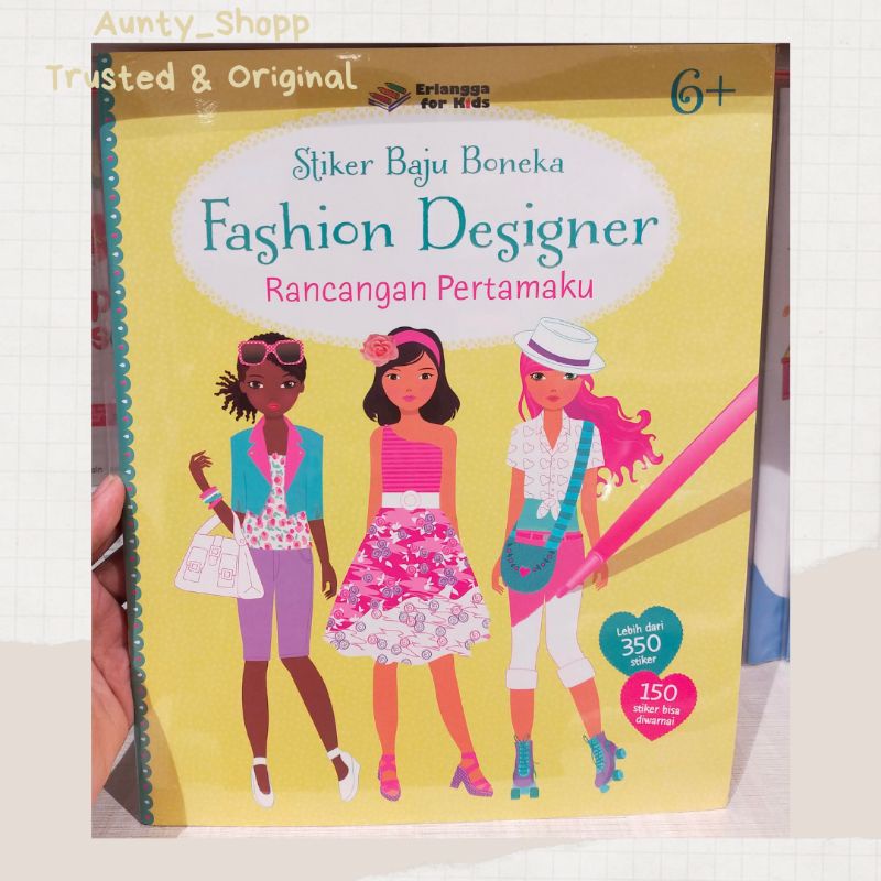Jual BUKU STIKER BAJU BONEKA FASHION DISIGNER RANCANGAN PERTAMA KU ...