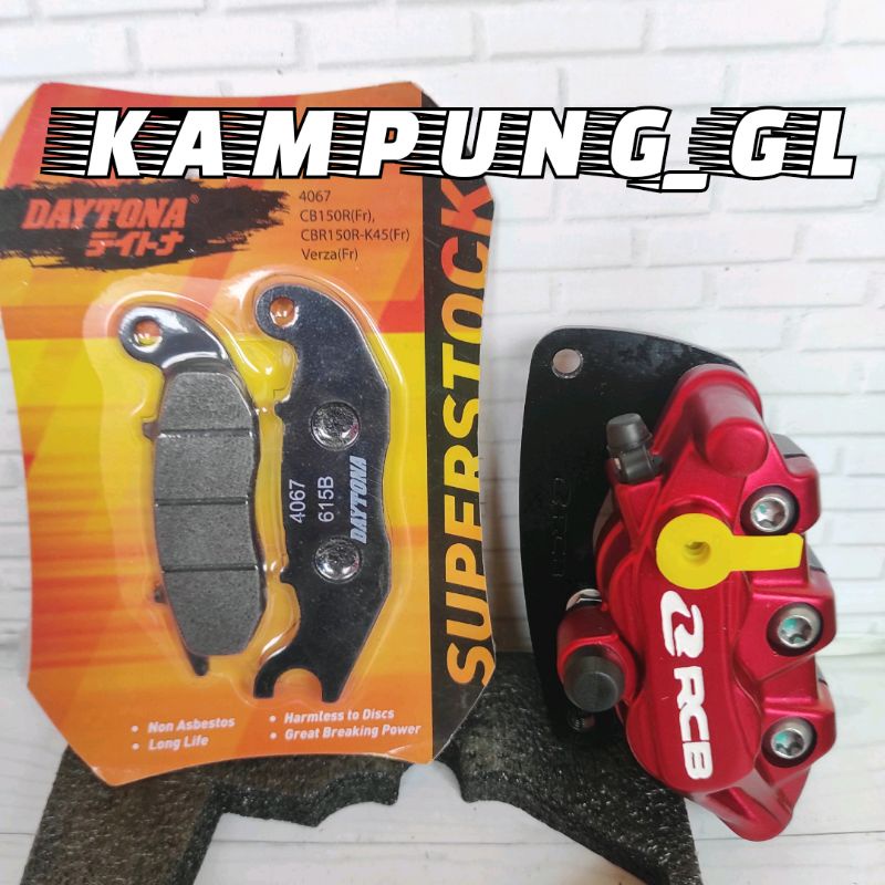 Jual Kampas Rem Daytona PnP Kaliper Kanan S1 Verza CB150R | Shopee Indonesia