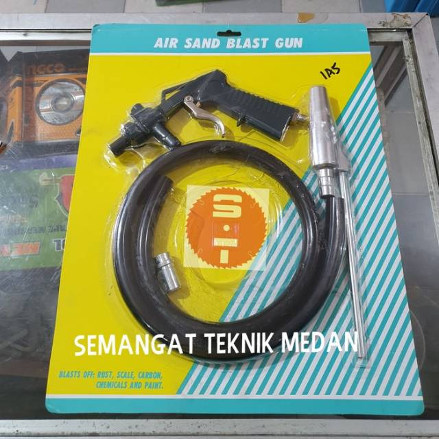 Jual GUN SPRAYER SPRAY PASIR AIR SAND BLASTING SANDBLASTING BLASTER GUN ...