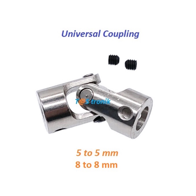 Jual Universal coupling 5x5 8x8 mm mini rc coupling 5mm 8mm universal joint | Shopee Indonesia