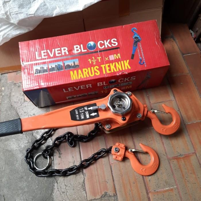 Jual Chain | Lever Block 1,5Ton X 1,5 Meter Rrc | Shopee Indonesia
