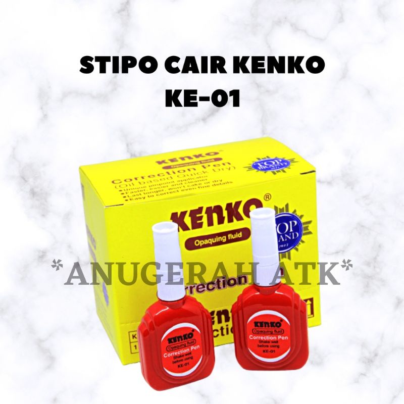 Jual STIPO CAIR KENKO BESAR, (1 pcs) tip ex plastik cair, cocok untuk ...