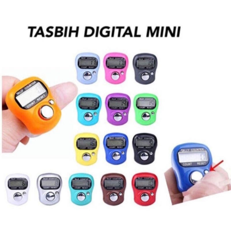 Jual Alat Hitung Digital /Digital Led Tasbih Jari / Counter Tally ...