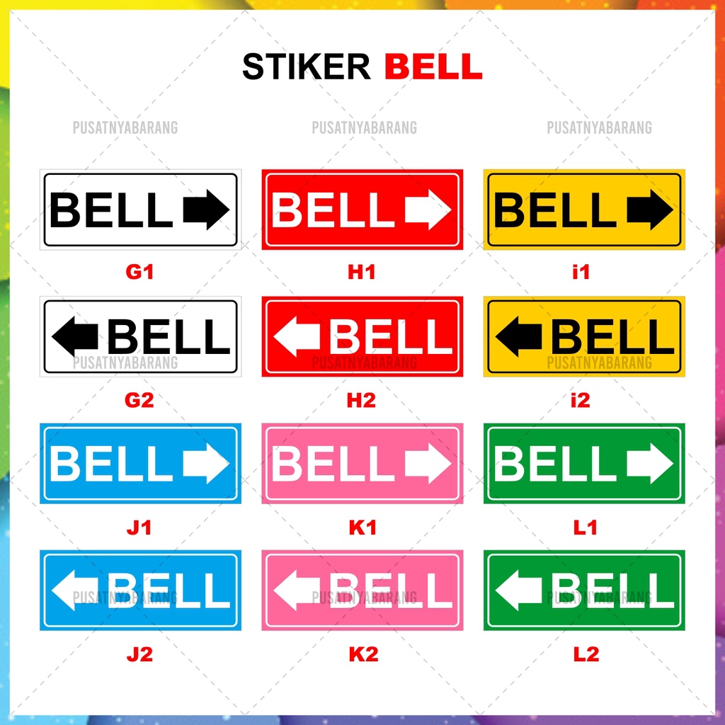 Jual STIKER BELL PANAH SAMPING KANAN KIRI | Shopee Indonesia