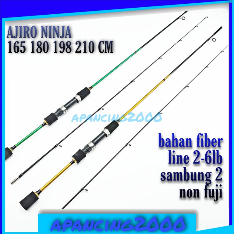 Jual joran ul ultralight Ajiro Ninja 165 180 198 210 cm | Shopee Indonesia
