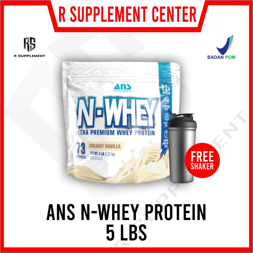 Jual ANS N-whey 5 lbs lb N whey Nwhey whey protein 5lbs 5lb | Shopee ...