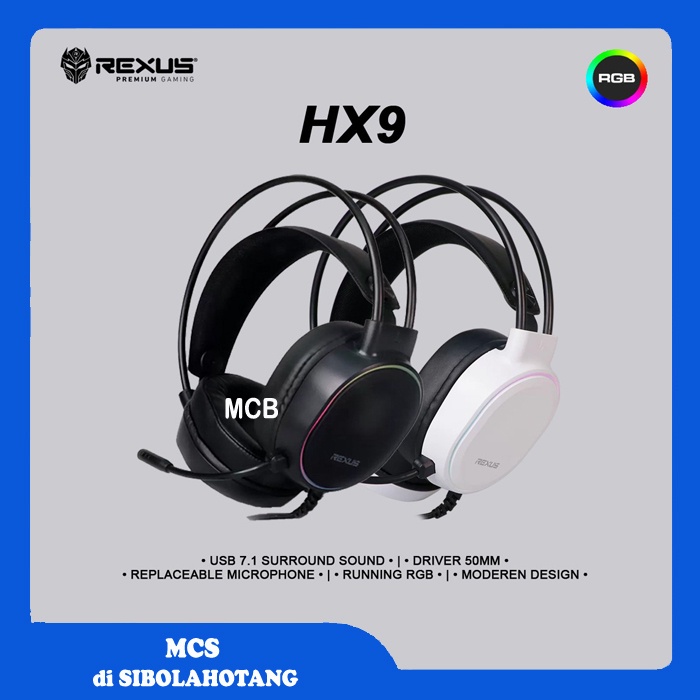 Jual REXUS THUNDERVOX HX9-GAMING HEADSET Indonesia|Shopee Indonesia