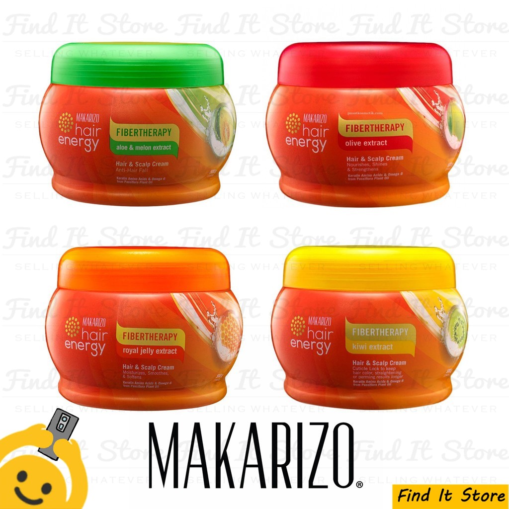 Makarizo Hair Energy Hair & Scalp Creambath Fibertherapy 500gr Masker ...