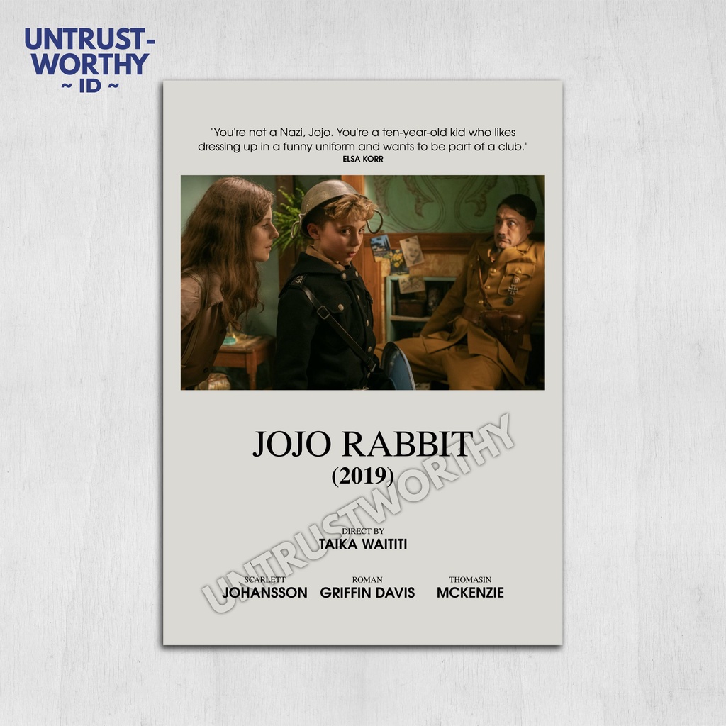 Jual Poster Jojo Rabbit Film Ukuran A5 | Shopee Indonesia