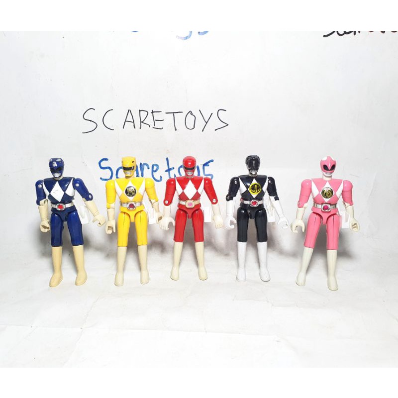 Jual Power Rangers mighty morphin vintage set mmpr - Sentai zyuranger ...