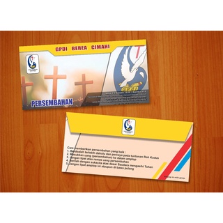Jual AMPLOP PERSEMBAHAN PERSEPULUHAN KAS GEREJA SEKOLAH MINGGU UNTUK ...
