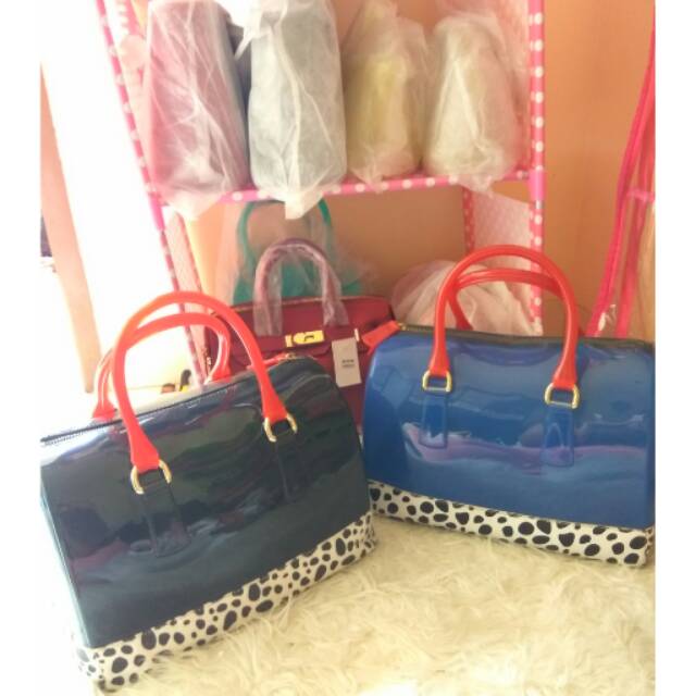 Jual Tas Jelly Tabung Dalmation | Shopee Indonesia