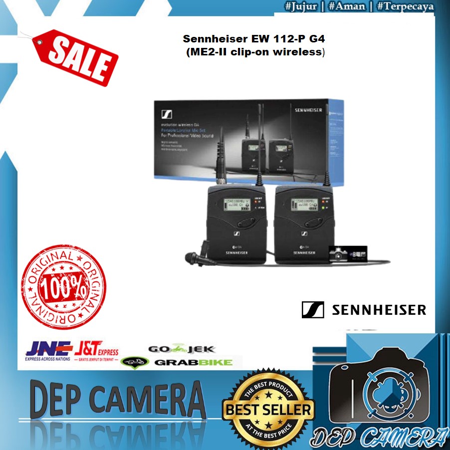 Jual Sennheiser EW 112-P G4 (ME2-II clip-on wireless) | Shopee Indonesia