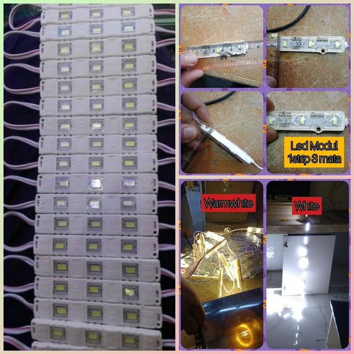 Jual Modul LED 3 mata - Lampu LED Module - Strip Modul | Shopee Indonesia