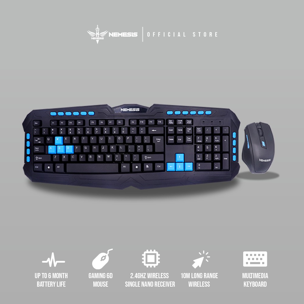 Jual [100% ORI] NYK Nemesis Gladiator Ws-500 Bundle Gaming Wireless ...