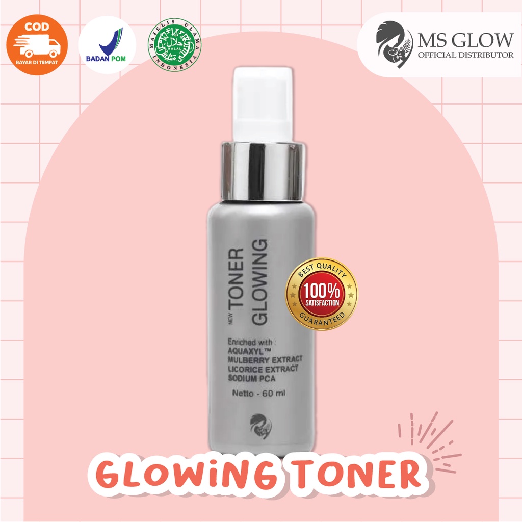 Jual TONER MS GLOW ( Toner glowing/Toner acne) | Shopee Indonesia