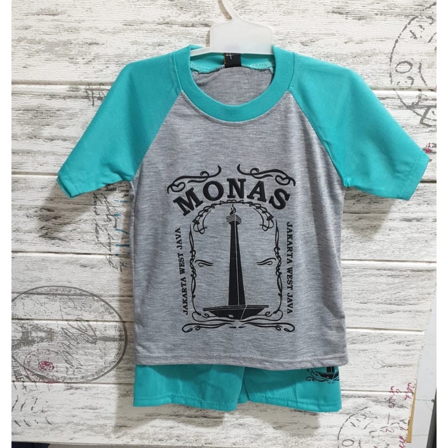 Jual SETELAN BAJU ANAK MOTIF MONAS | Shopee Indonesia Jual SETELAN BAJU ANAK MOTIF MONAS | Shopee Indonesia