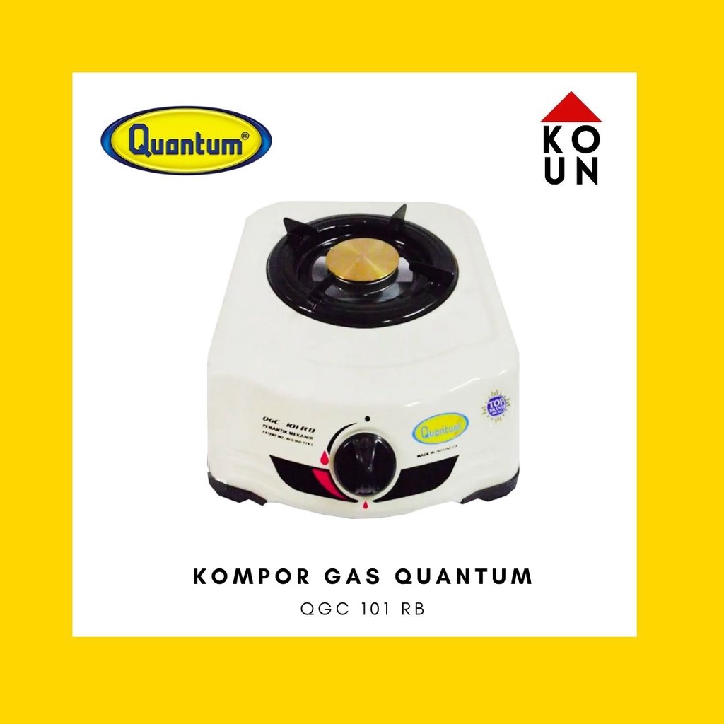 Jual KOMPOR GAS QUANTUM QGC 101 RB / QGC-101RB / QGC 101-RB [1 TUNGKU ...
