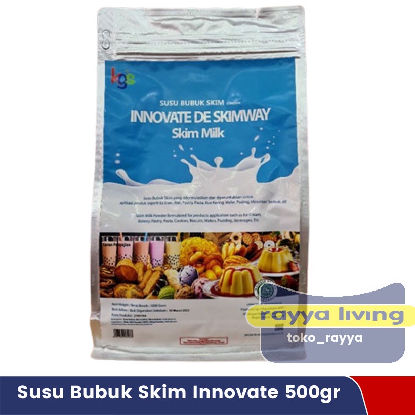 Jual Susu Skim Bubuk Innovate De Skimway Skim Milk 500gr | Shopee Indonesia