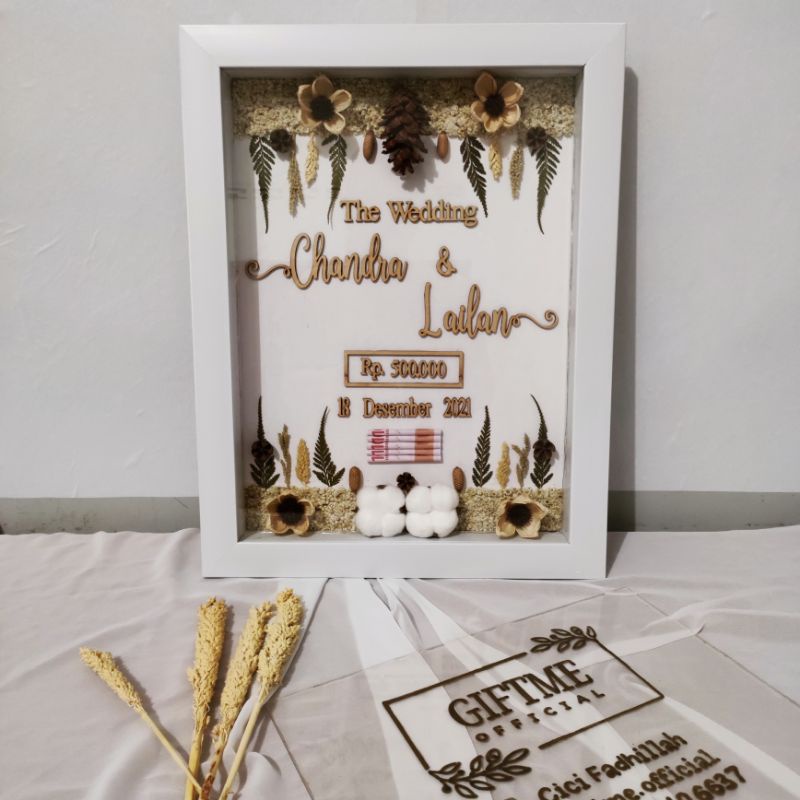 Jual Bingkai Mahar Rustic Custom | Shopee Indonesia