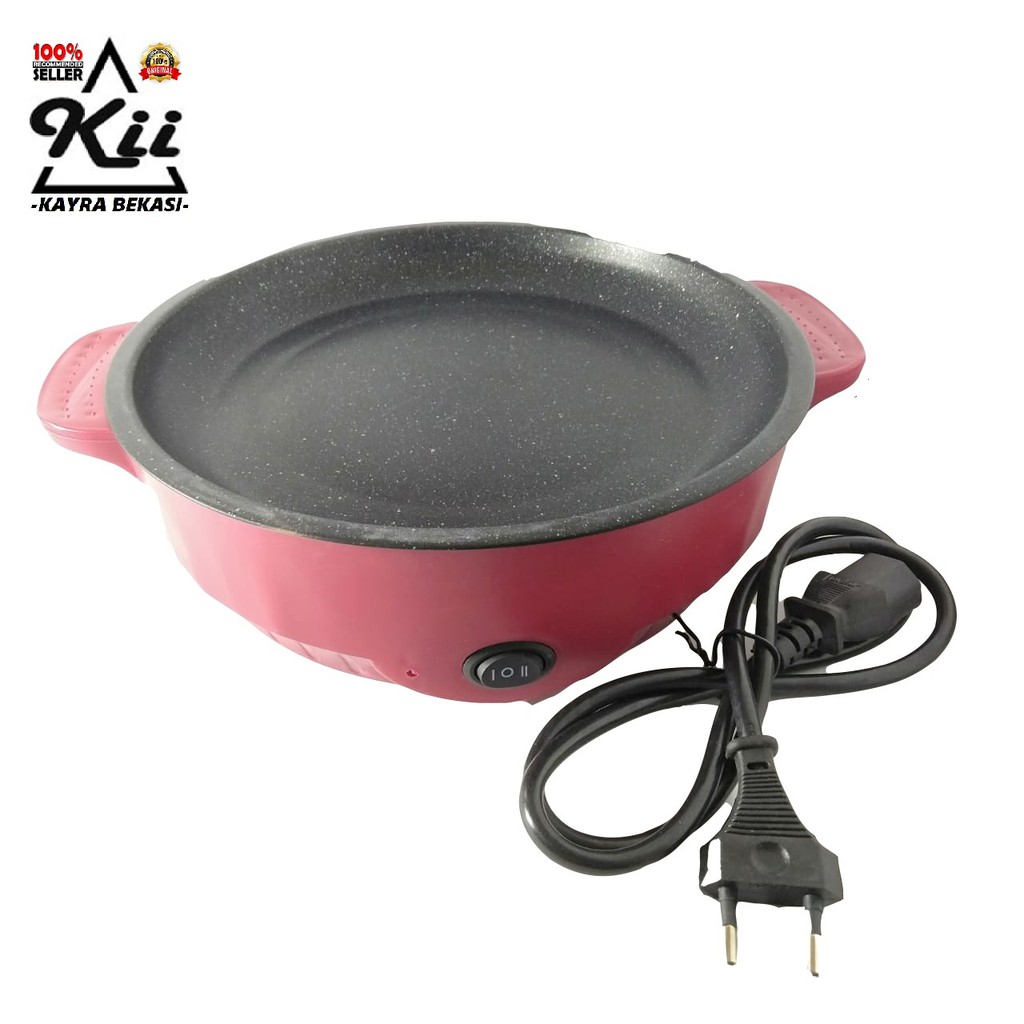 Jual Fry Disc BBQ Grill Elektrik 22cm - Wajan Penggorengan BBQ Listrik ...