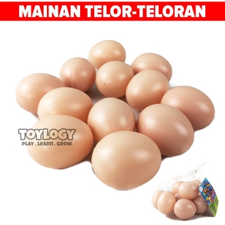 Jual Mainan Anak Telor Telur Ayam Plastik Paskah Easter Chicken Egg ...