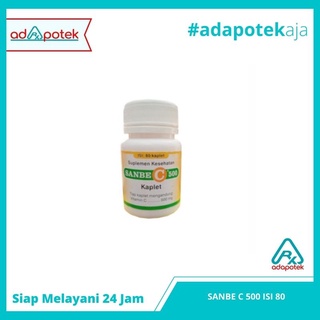 Jual SANBE C 500 BOTOL 80 KAPLET | Shopee Indonesia