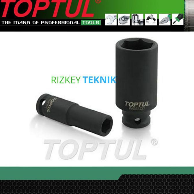 Jual TOPTUL KABE 1624 1/2" DR DEEP SOCKET IMPACT 24MM | Shopee Indonesia