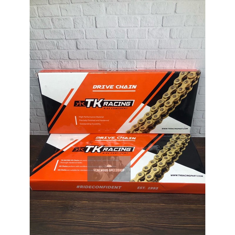 Jual Rantai Tk Racing 428HS-130 / 140 / 150 Gold Bright Indonesia ...