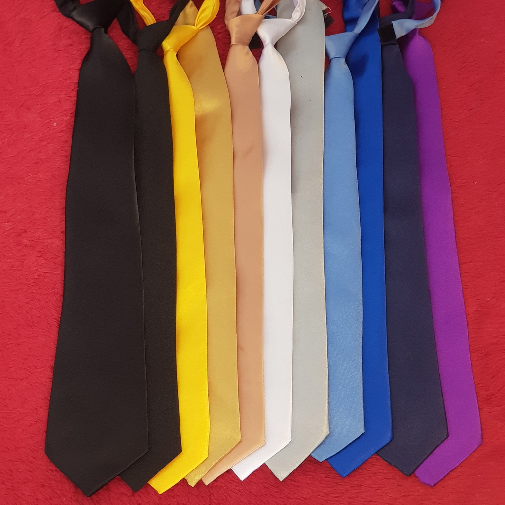 Jual DASI INSTAN POLOS WARNA WARNI DASI HITAM POLOS | Shopee Indonesia