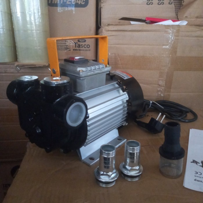 Jual Electric Oil Pump / Pompa AC YB60 220v BBM Oli Solar Minyak Sunflow | Shopee Indonesia