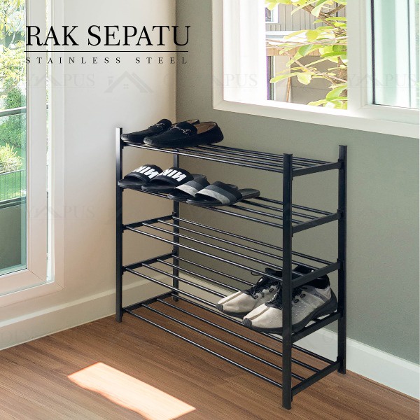 Jual Rak Sepatu Minimalis 5 Susun Sendal Rak Tanaman Hias Kokoh ...