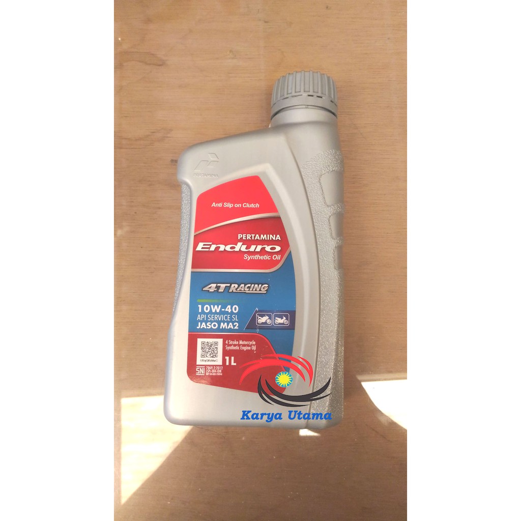 Oli Enduro Racing 4T 1 L 1000Ml 10W-40 1000 ml Liter Pertamina | Shopee ...