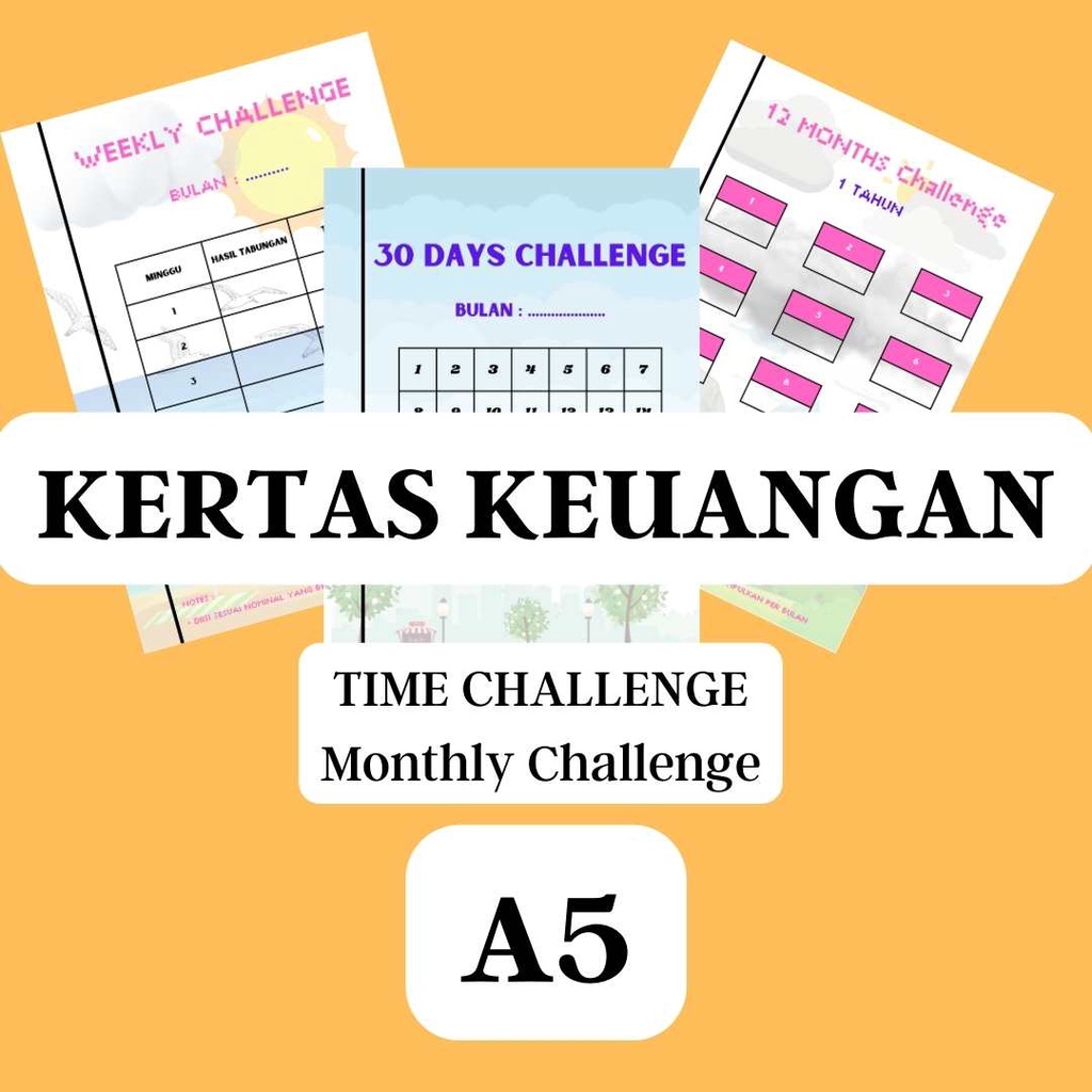 Harga Menabung Challenge Isi Binder A5 Terbaru April 2023 |BigGo Indonesia