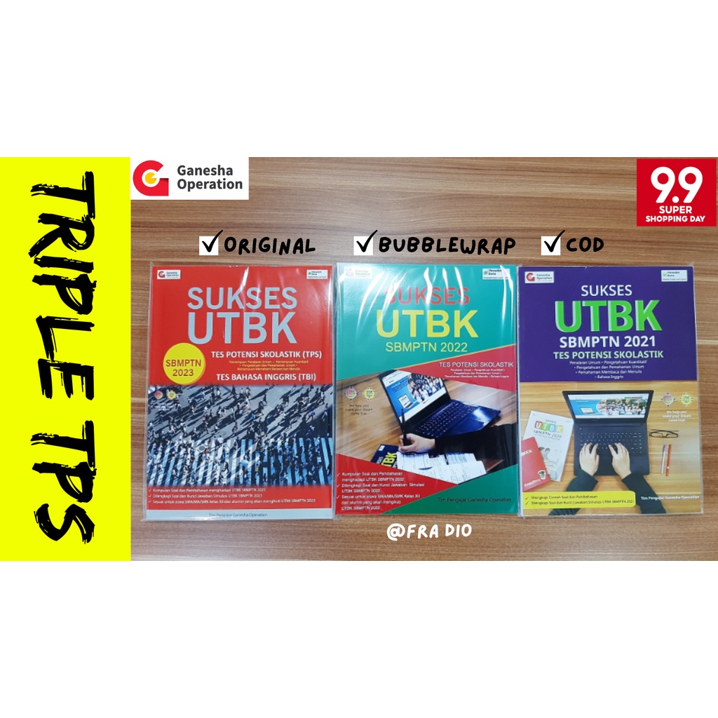 Jual Termurah Buku Tps 2023 Tps 2022 Tps 2021 Ganesha Operation