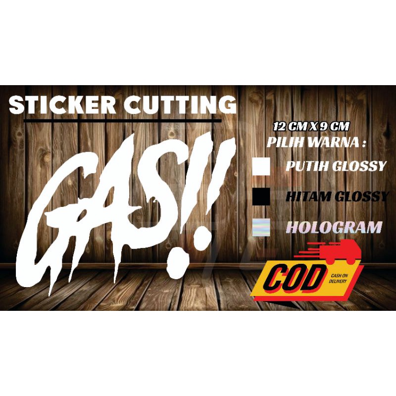 Jual Sticker Gas!!. stiker Viral | Shopee Indonesia