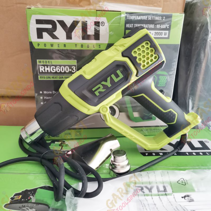 Jual heat gun RYU RHG 600-3 hot gun heat air gun hot air gun ryu tekiro ... Jual heat gun RYU RHG 600-3 hot gun heat air gun hot air gun ryu tekiro ...