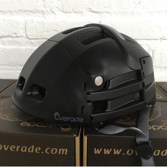 Jual Helm Lipat Overade Plixi Foldable Helmet - Black | Shopee Indonesia