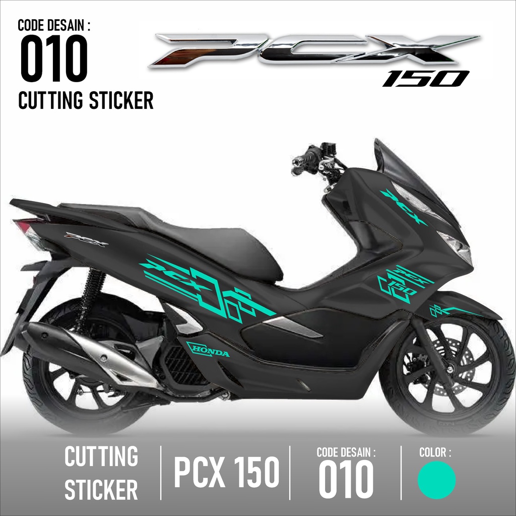 Jual RS Cutting Sticker PCX 150-Aksesoris Motor Stiker Honda PCX 150 cc ...