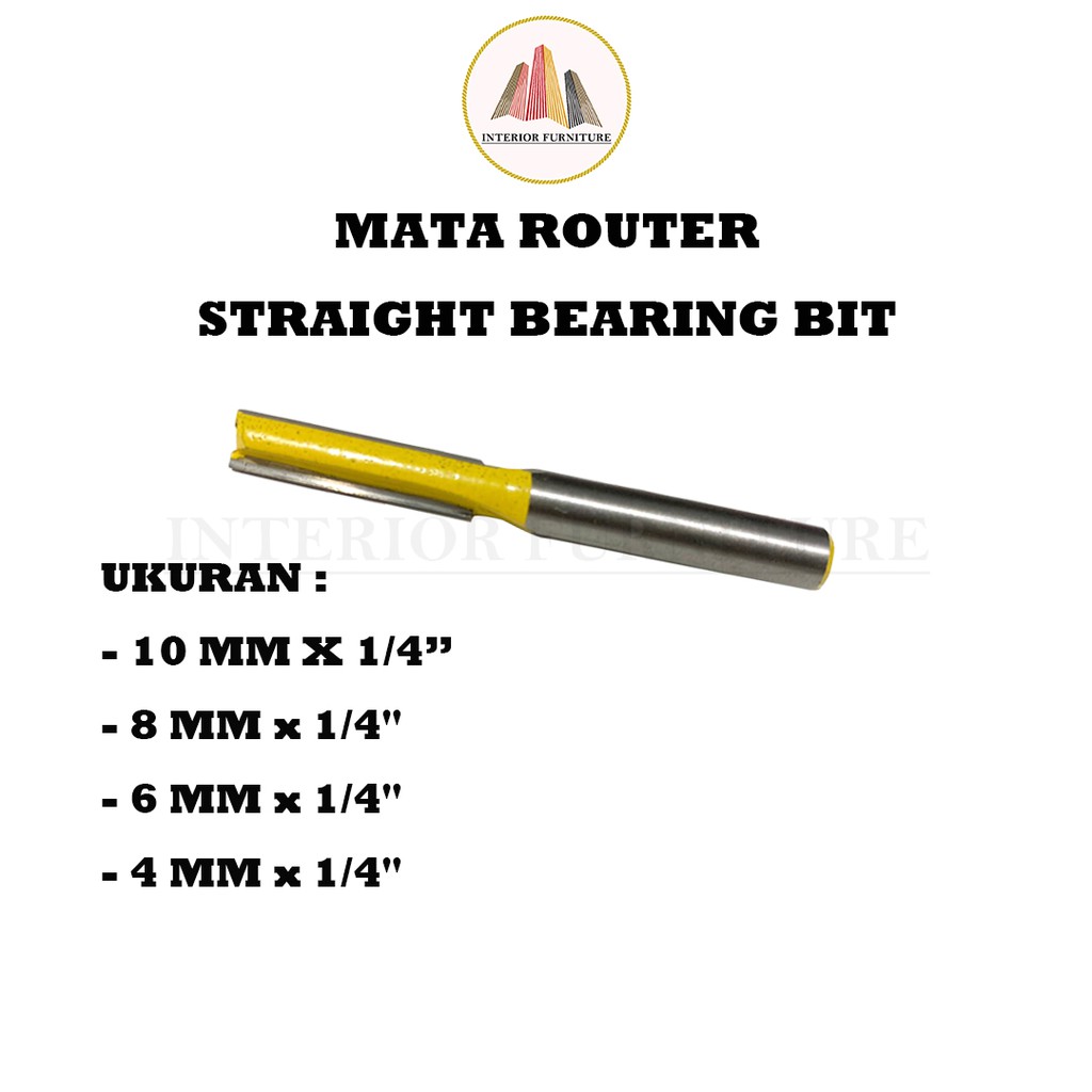 Jual Mata Router HPL Trimmer Profil Kayu Straight Bit HPL Kayu Potong ...