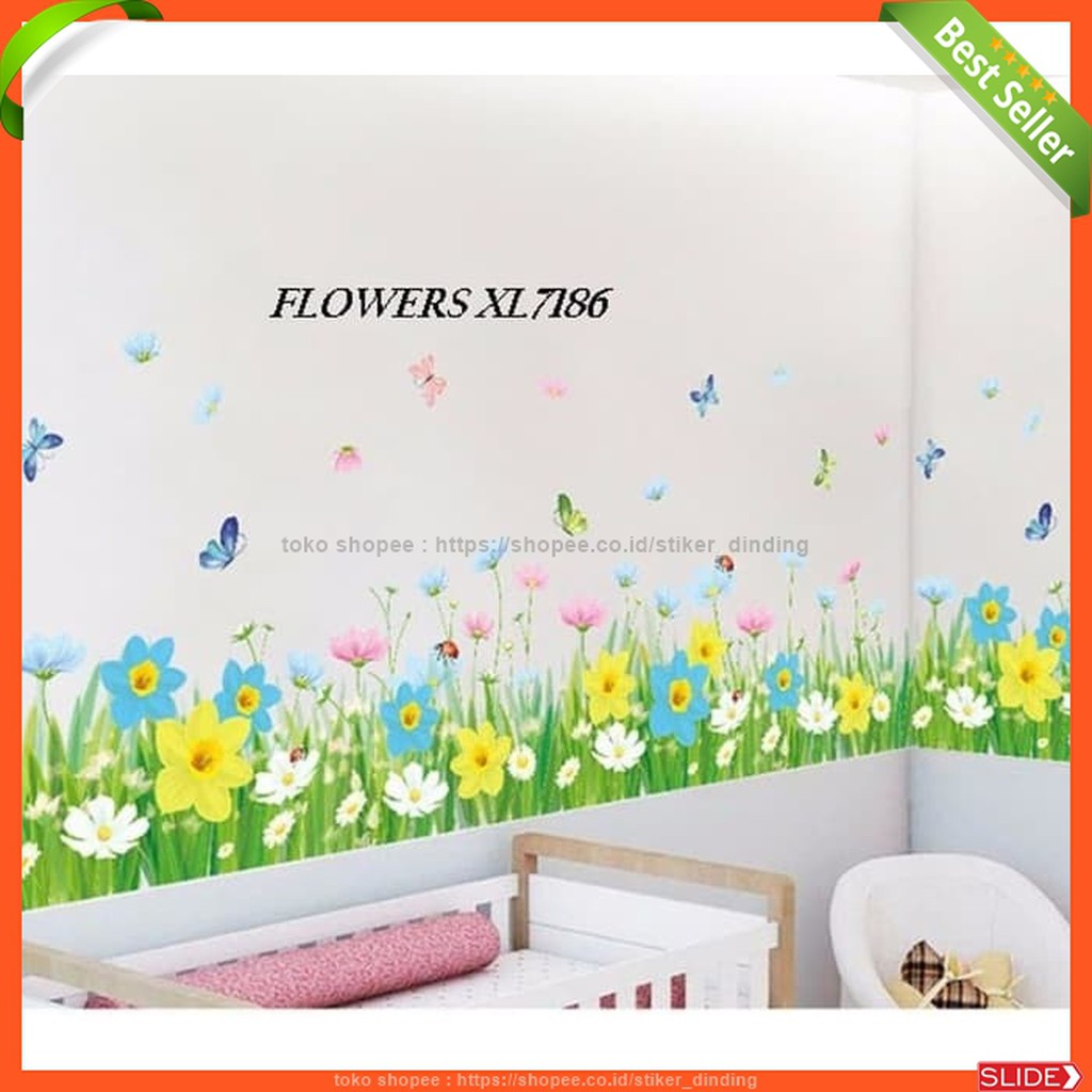 Jual STIKER DINDING WALLSTICKER WALL STICKER KAMAR ANAK GERBANG BUNGA ...